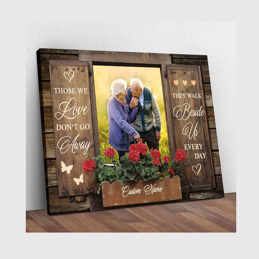 Personalized Custom Those We Love Dad Mom Memorial Canvas Print Art ...