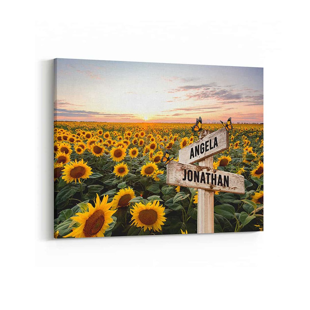 Personalized Custom Street Sign Name Canvas CS213