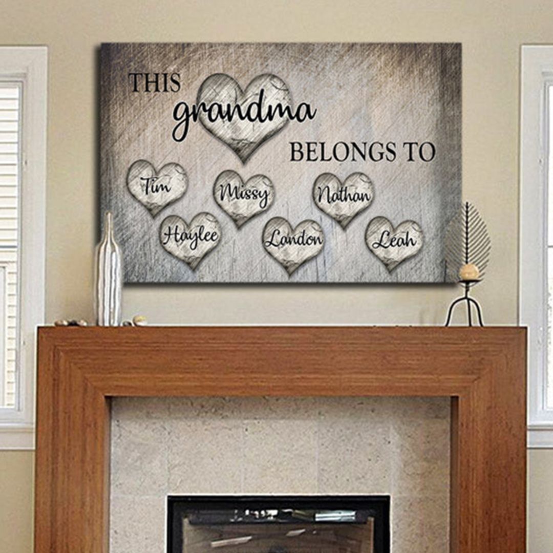 Personalized Custom Family Name Canvas CS263