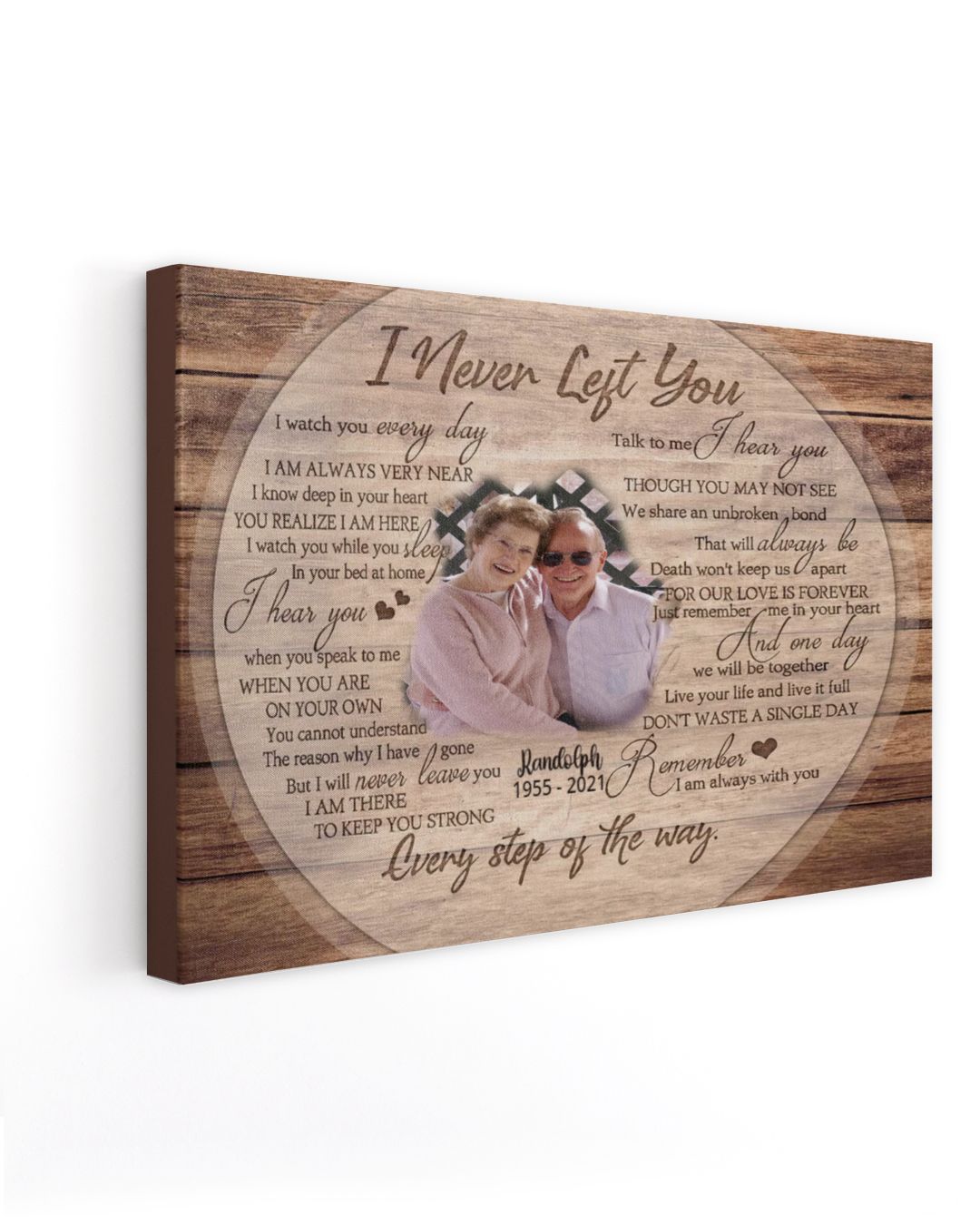 Personalized Custom I Never Left You Memorial Canvas Art FC72 | Kenny ...